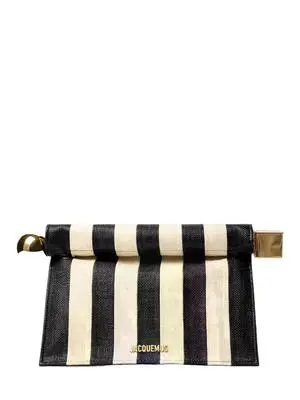 Jacquemus The Rond Carré Clutch Bag - Black