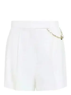 Elisabetta Franchi Chain-detail Shorts - Neutrals