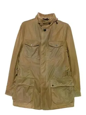 N.peal Cotton Wax Jacket - Neutrals