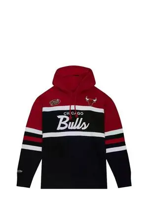Mitchell & Ness Chicago Bulls Head Coach Hooded Sweater - Black