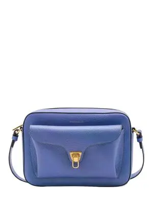 COCCINELLE Beat Leather Shoulder Bag - Blue