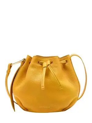COCCINELLE Malory Mini Drawstring Bag - Yellow