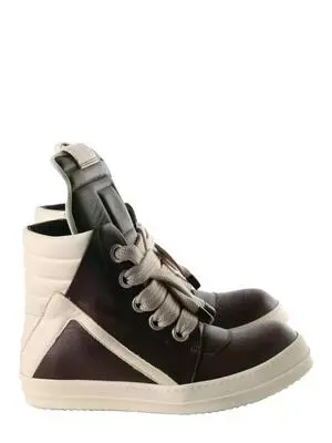 Rick Owens Jumbolace Geobasket High-top Sneakers - Brown