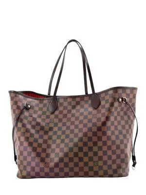 LOUIS VUITTON Neverfull Gm Tote Bag Damier - Brown