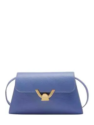 COCCINELLE Dew Leather Shoulder Bag - Blue