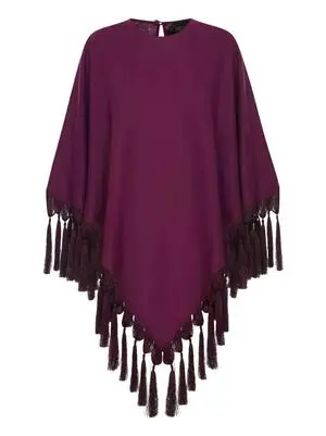 TALLER MARMO Gloria Tassel Blouse - Purple