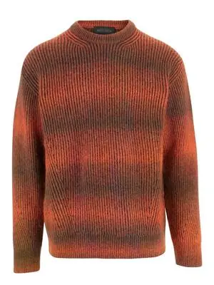 Woolrich Ribbed Crew-neck Sweater - Orange