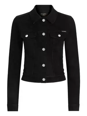 Dolce & Gabbana Buttoned Denim Jacket - Black