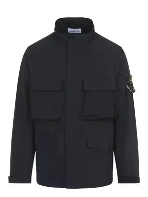 STONE ISLAND Flap-Pocket Jacket With Logo Patch