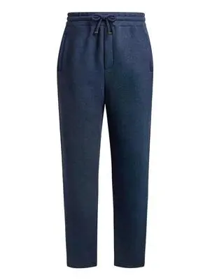 Etro Jacquard Motif Trousers - Blue