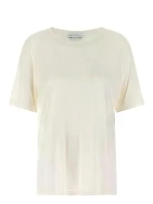 Stella McCartney T-shirt With Bead Embellishment - Neutrals