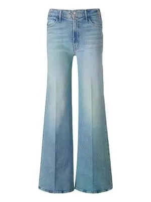 MOTHER High-rise Flared Jeans - Blue