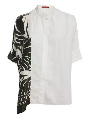 Carolina Herrera Printed Cotton Shirt - White