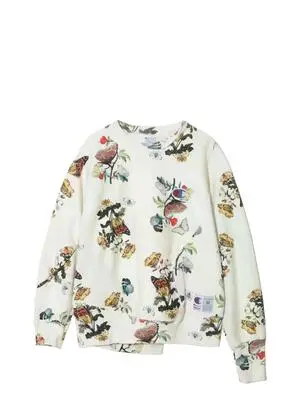 UNDERCOVERISM X Champion Floral-print Sweatshirt - Neutrals