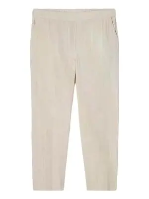 American Vintage Straight Corduroy Trousers - Neutrals