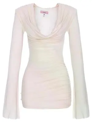 MANURI Alma Mini Dress - Neutrals