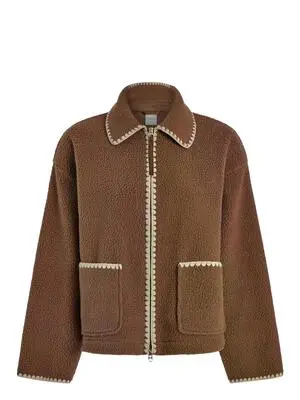 Varley Ruiko Fleece Jacket - Brown
