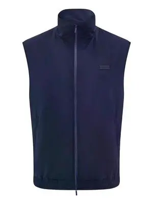 FERRAGAMO Sporty Zip Gilet - Blue