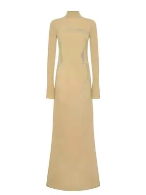 TALLER MARMO Ziegfeld Embellished Maxi Dress - Neutrals