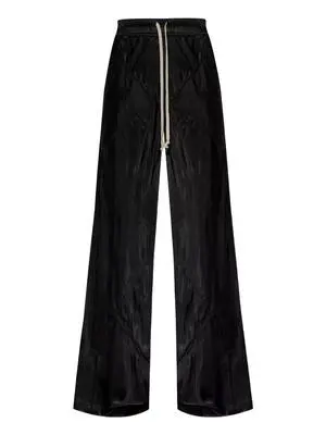 Rick Owens Drawstring Wide-leg Trousers - Black