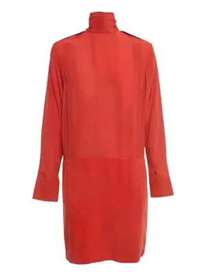 See By Chloé Crepe Silk Mini Dress - Red