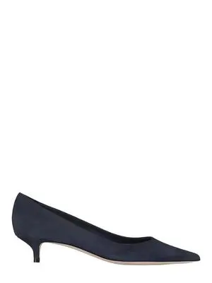 JIMMY CHOO Amelia Pointed-toe Suede Pumps - Blue