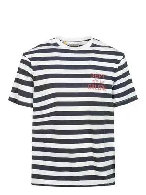 GALLERY DEPT. Striped Crew-neck T-shirt - White