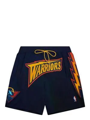 Mitchell & Ness X Just Don Golden State Warriors Authentic Shorts - Blue