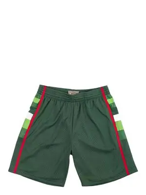 Mitchell & Ness Milwaukee Bucks Swingman Shorts - Green