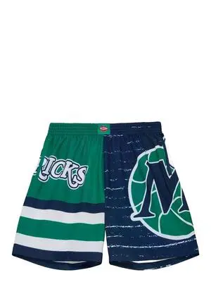 Mitchell & Ness Dallas Mavericks Jumbotron 3.0 Shorts - Green