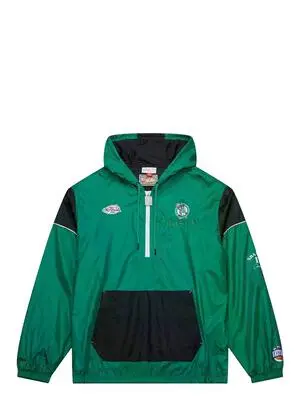Mitchell & Ness Boston Celtics Team Og 3.0 Half-zip Jacket - Green