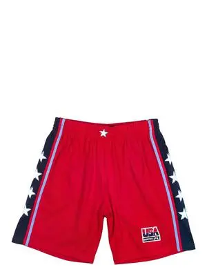 Mitchell & Ness Usa Basketball Swingman Shorts - Red