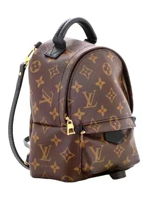 LOUIS VUITTON Palm Springs Monogram Canvas Mini Backpack - Brown