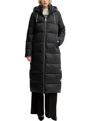 FRACOMINA Quilted Hooded Jacket - Black
