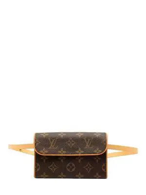 LOUIS VUITTON 2007 Monogram Pochette Florentine Belt Bag - Brown