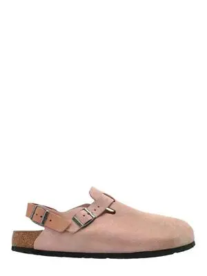 BIRKENSTOCK Tokio Suede Clogs - Pink