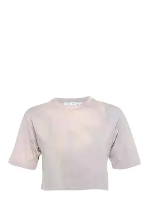 Off-White Tie-dye Logo T-shirt - Purple