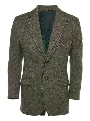 Dolce & Gabbana Patterned Single-breasted Blazer - Brown