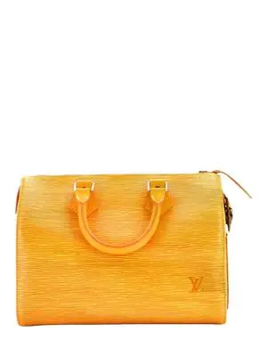LOUIS VUITTON Speedy Handbag Epi Leather 25 - Yellow