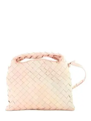 Bottega Veneta Intrecciato Nappa Mini Satchel - Pink