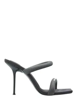 Alexander Wang Julie Square-toe Heeled Pumps - Grey
