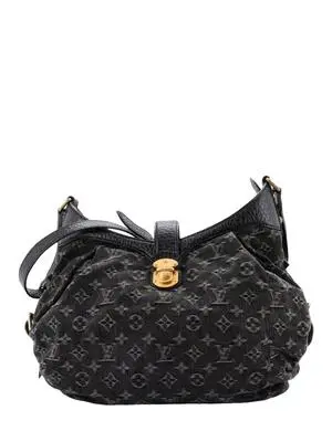 LOUIS VUITTON Xs Denim Hobo Bag - Black