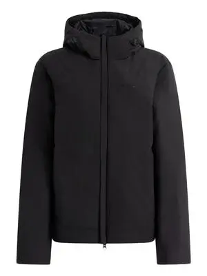 Bally Hooded Logo-print Jacket - Black