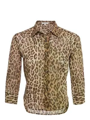 Dolce & Gabbana Leopard-print Buttoned Shirt - Neutrals