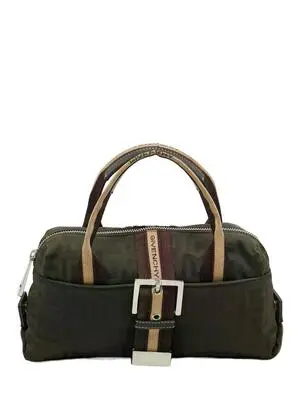Givenchy Monogram Buckle Tote - Green
