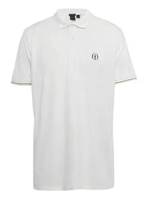 BOSS Piqué Polo Shirt - White