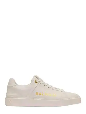 Balmain B-court Lace-up Sneakers - White