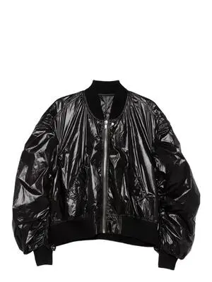 Rick Owens Secchia Flight Bomber Jacket - Black