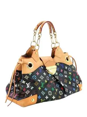 LOUIS VUITTON Ursula Monogram Multicolor Satchel - Black