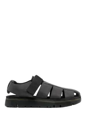 Camper Leather Chunky Sole Sandals - Black